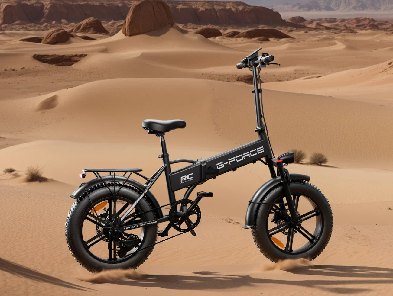 G-FORCE RC Folding Ebike | New Fat Tire Folding Ebike for All-Terrain ...